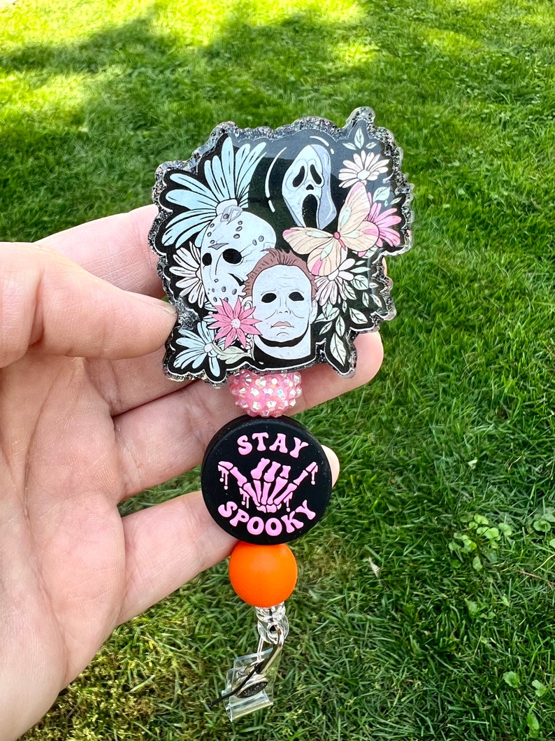 Horror Movie Themed Retractable Badge Holder, the Killers Badge Reel ...