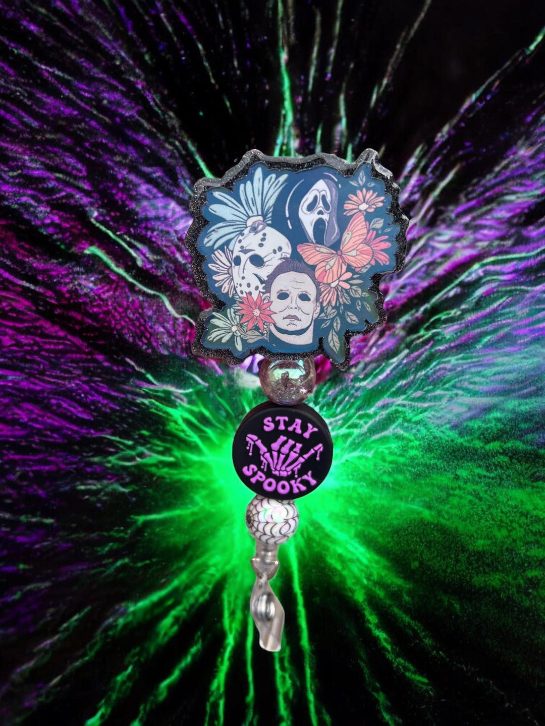 Horror Movie Themed Retractable Badge Holder, the Killers Badge Reel ...