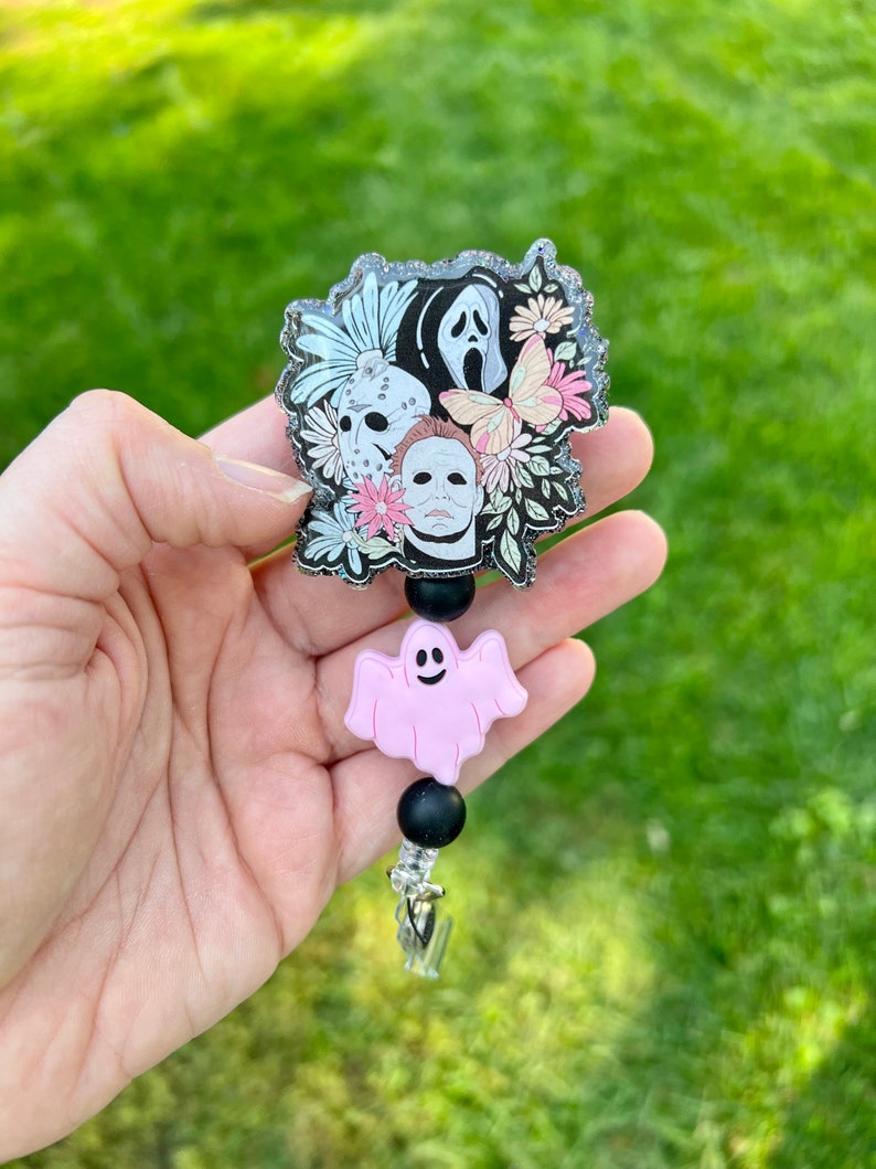 Horror Movie Themed Retractable Badge Holder, the Killers Badge Reel ...