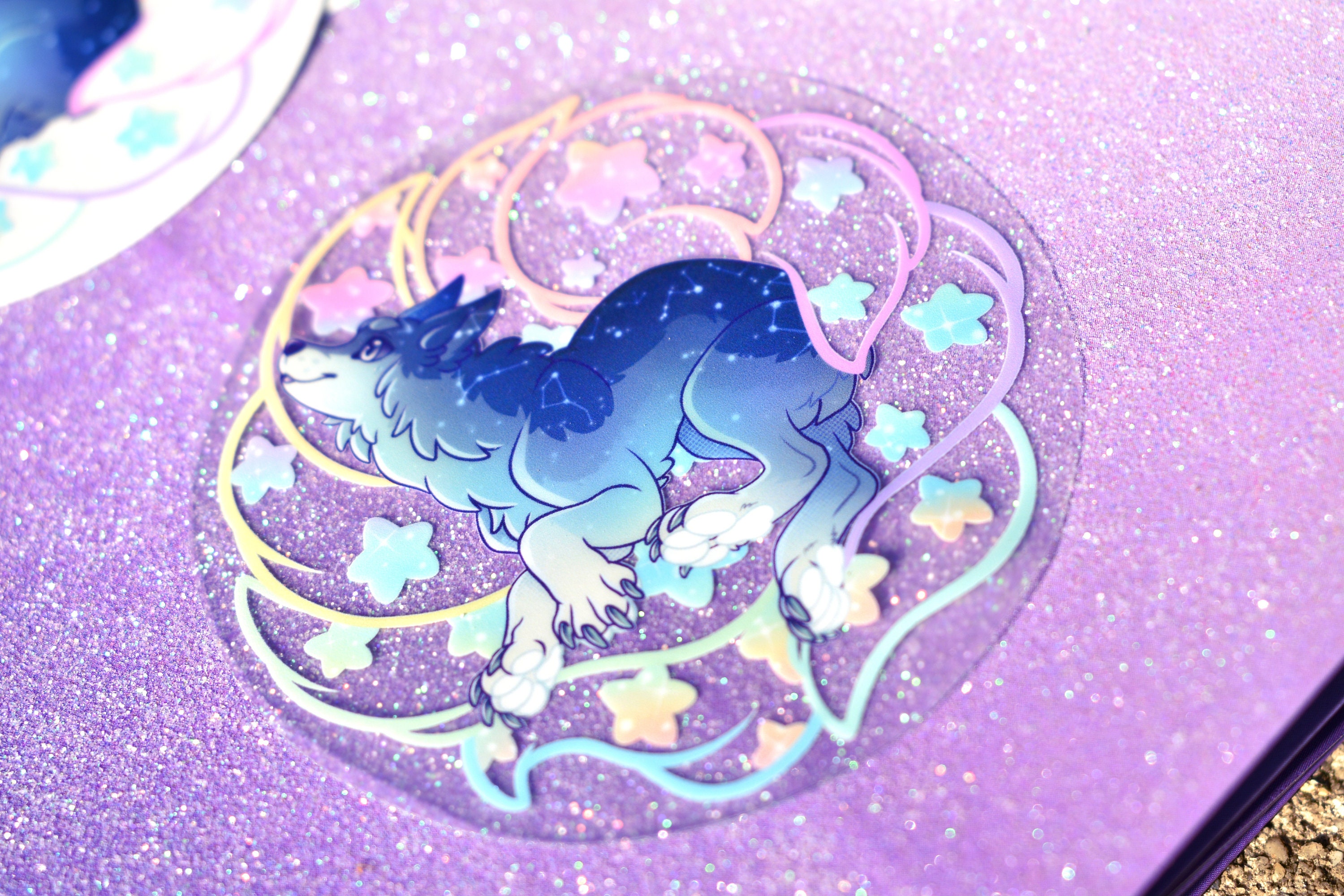 Galaxy Kitsune Sticker - Etsy