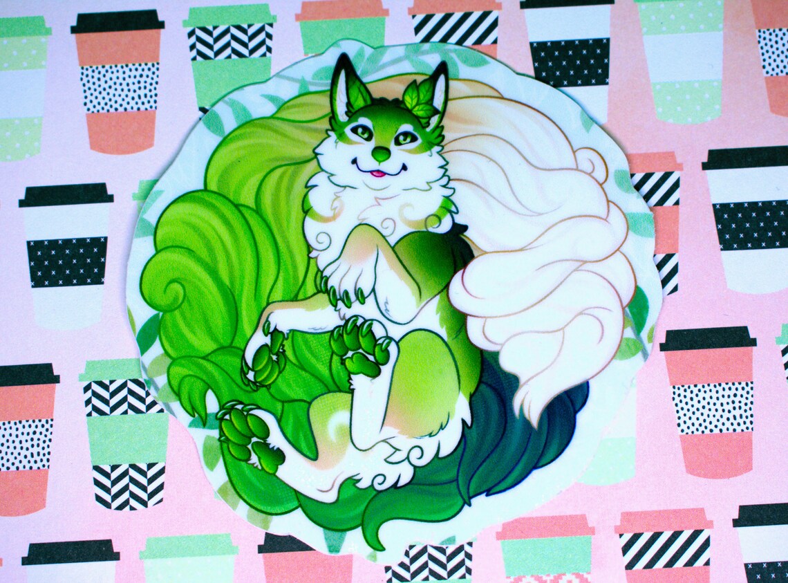 Kitsune Sticker Set - Etsy