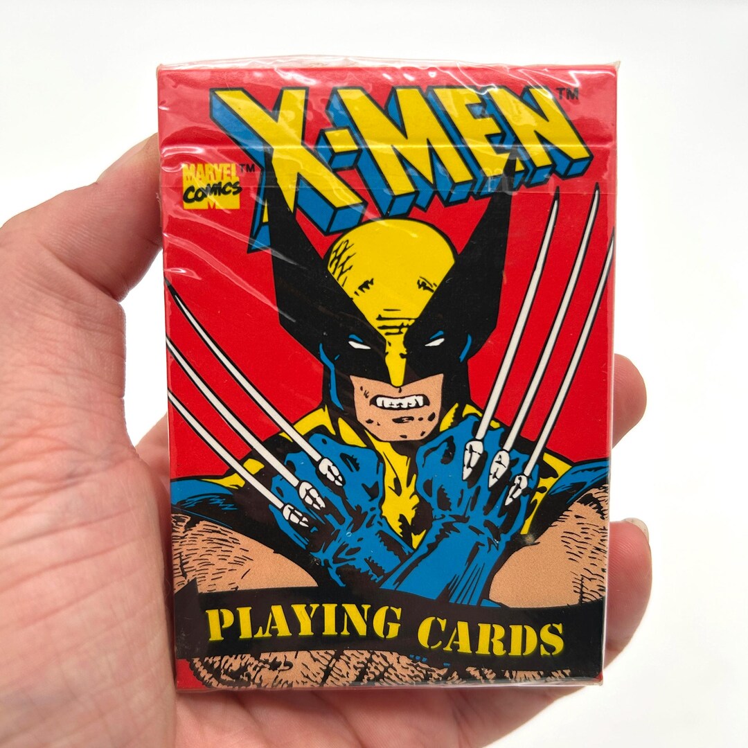 Vintage 90s X-men Playing Cards - Sealed // Retro Marvel Wolverine ...