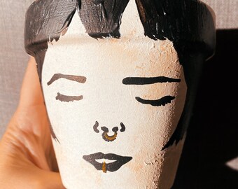 Cute Pot With Face - Etsy
