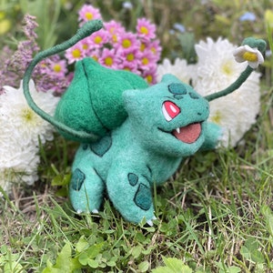 Bulbasaur - Pokemon Needle Felt - Etsy