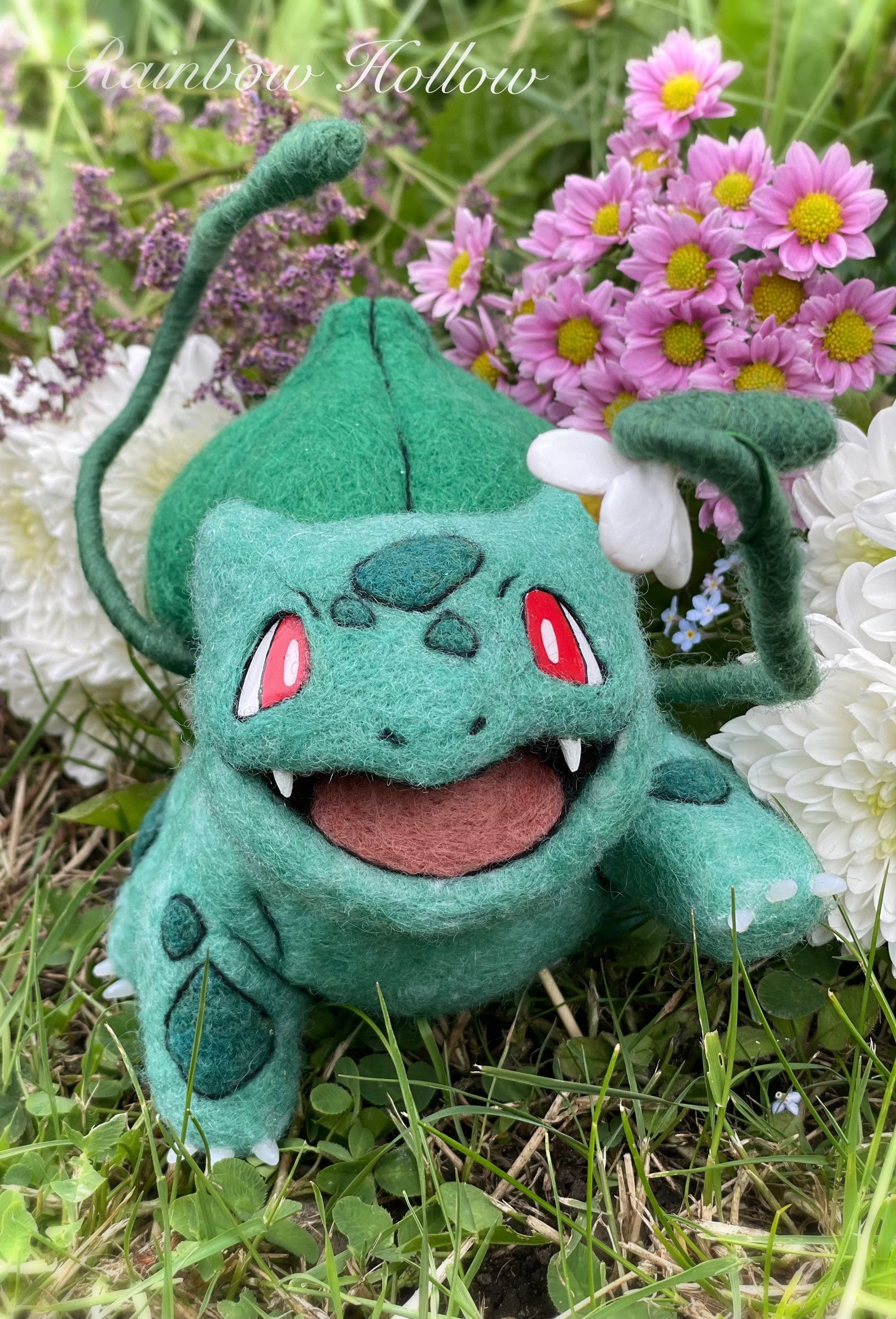 Bulbasaur Pokemon Needle Felt - Etsy UK