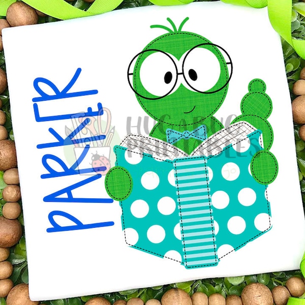 Open Book Applique - Etsy