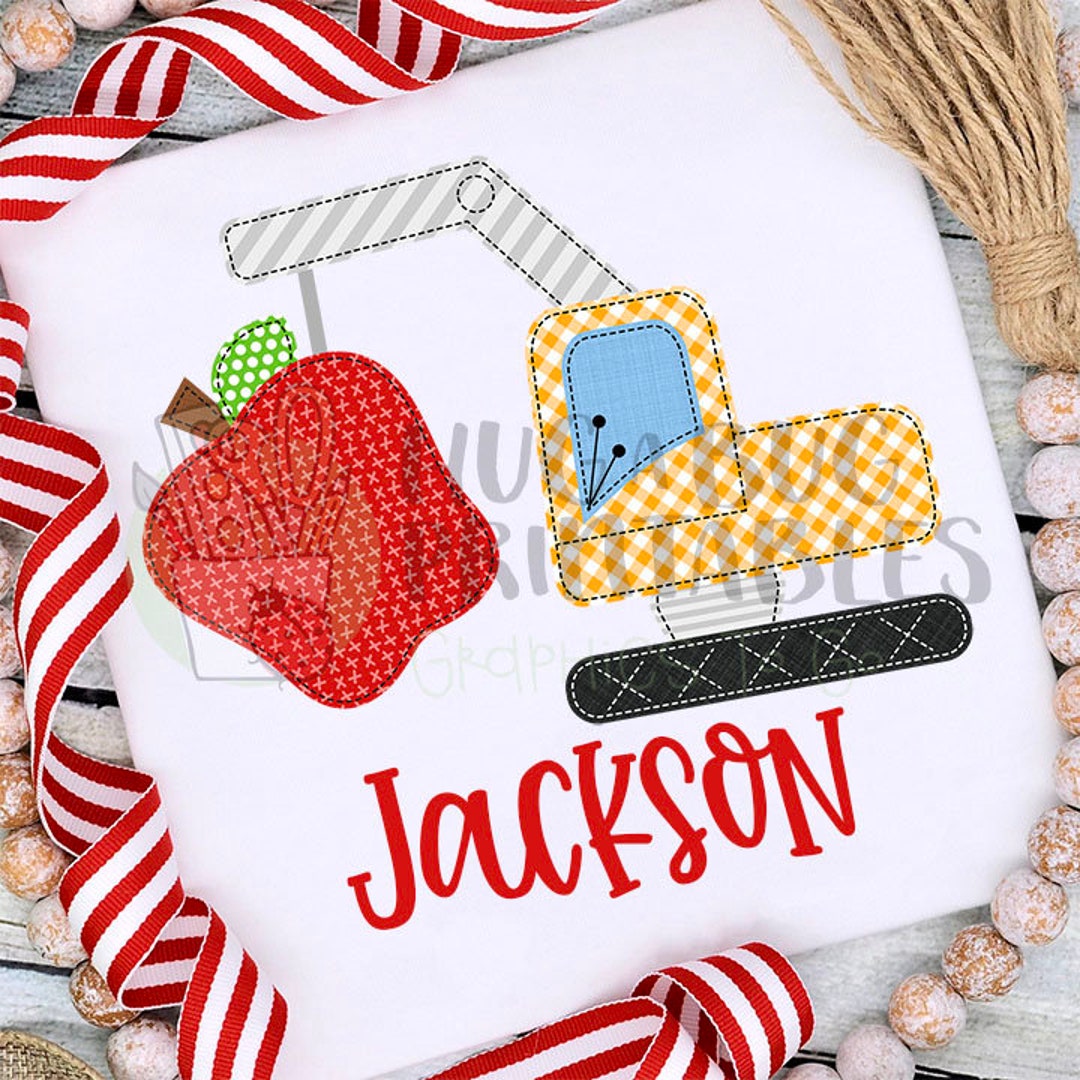 Crane Apple Faux Applique Digital File JPG PNG - Etsy