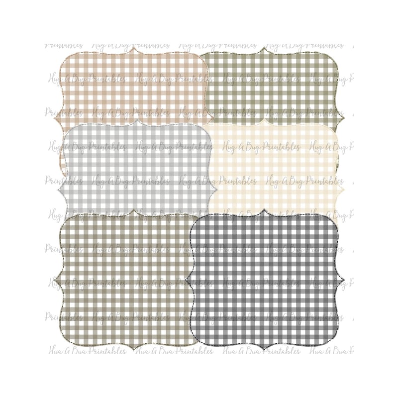 Gingham Frame - Etsy