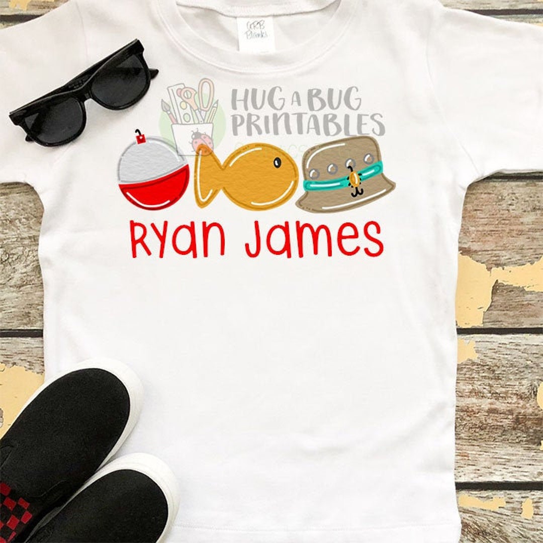 Cork Fish Hat Fishing Trio Clipart Artwork Transfer Sublimation Digital ...