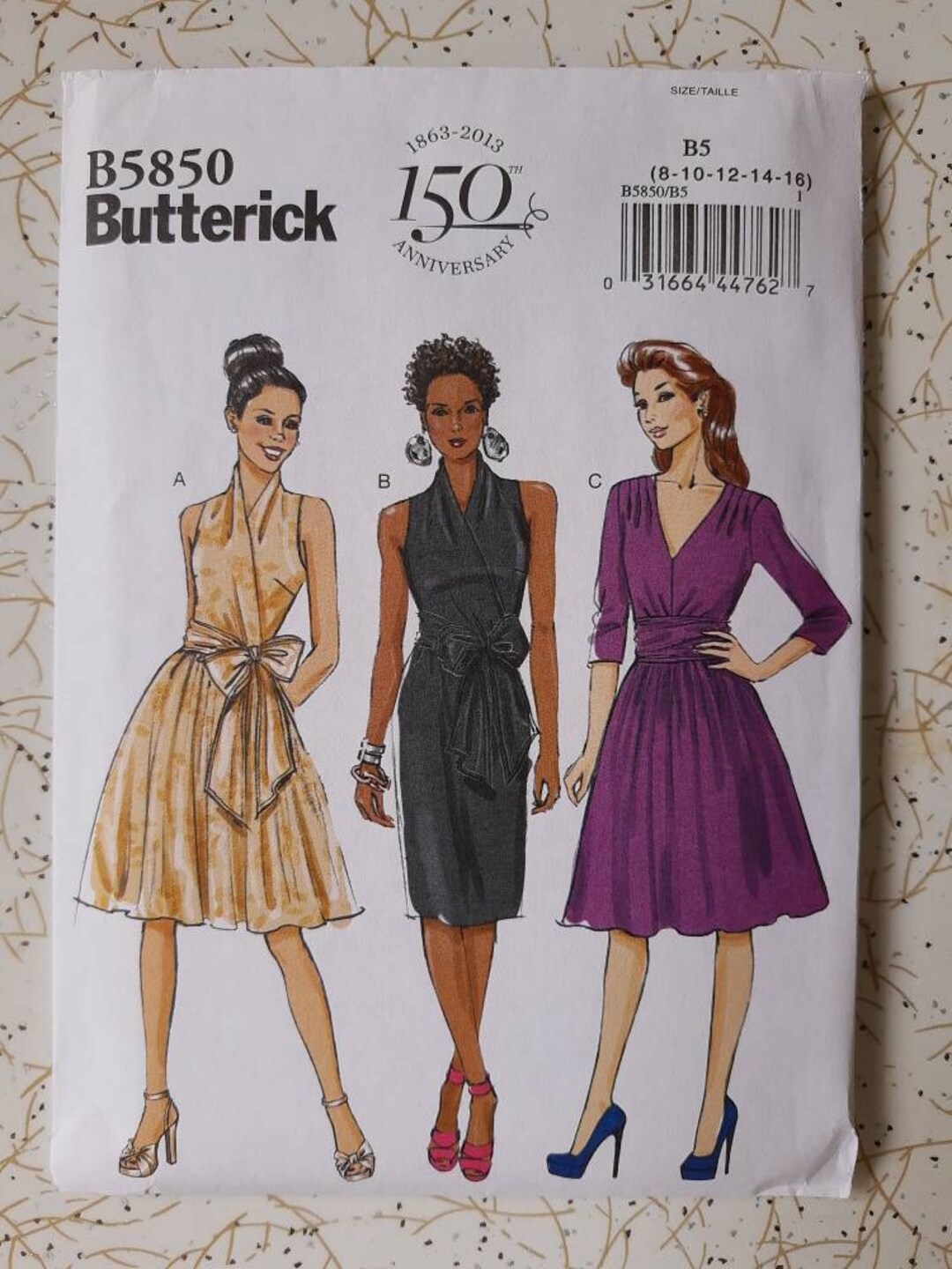 Butterick Old Hollywood Style Dress Pattern 5850 ~ Claire Mccardell ...