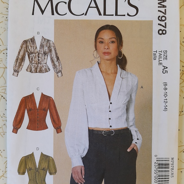 Midriff Blouse - Etsy