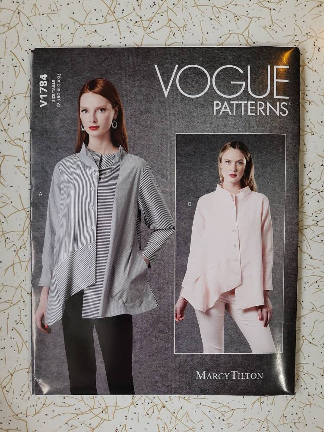 Marcy Tilton for Vogue Patterns 1784 ~ Deconstructed Asymmetrical ...