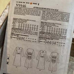 Vogue Vintage Model Pattern 9346 - Original 1947 Design - 40s Sunray ...