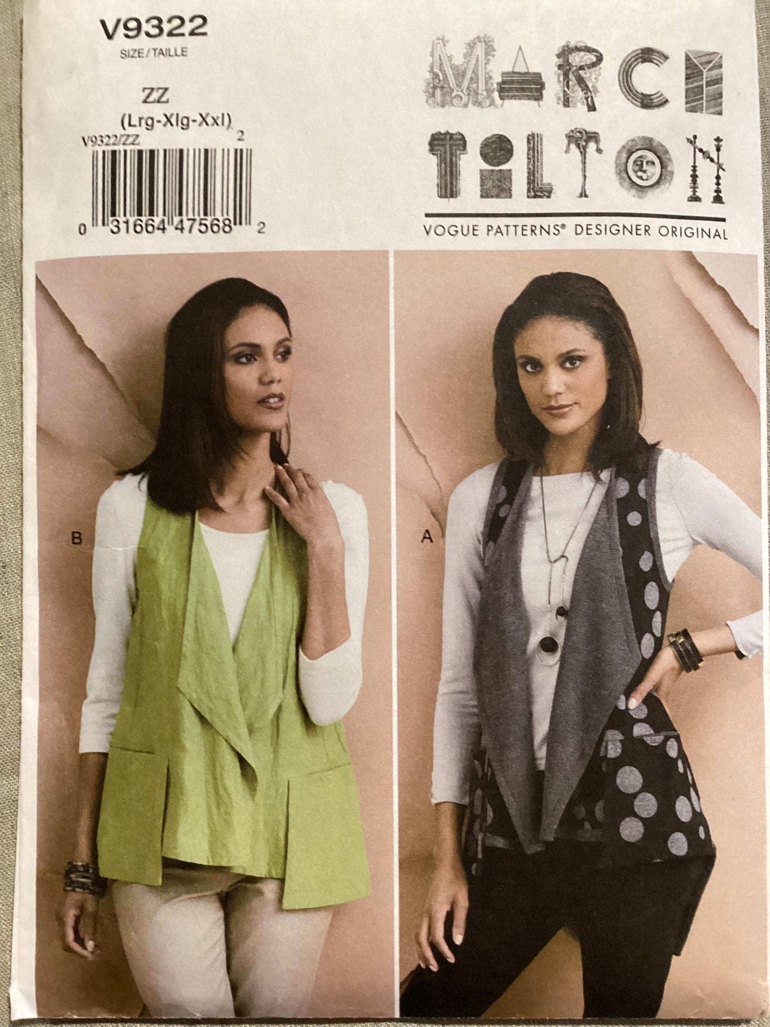Marcy Tilton Designer Deconstructed Vests in Plus Sizes 16-26 - Vogue ...