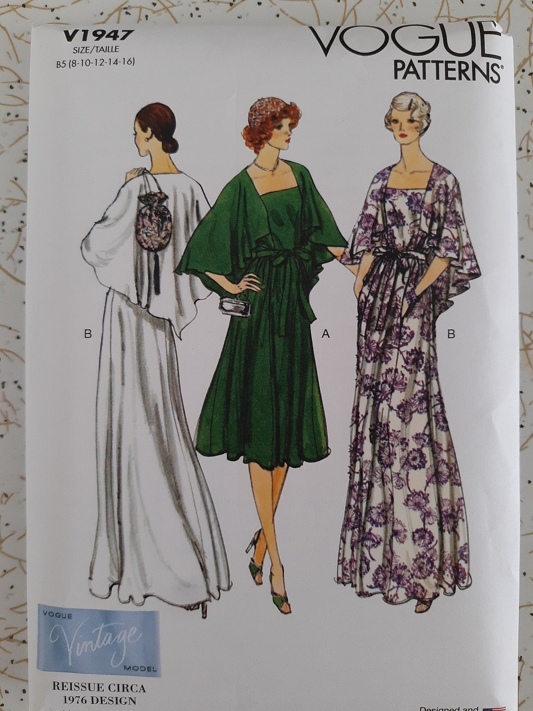 All Sizes Vintage Vogue Pattern 1947 1970s Archives - Etsy