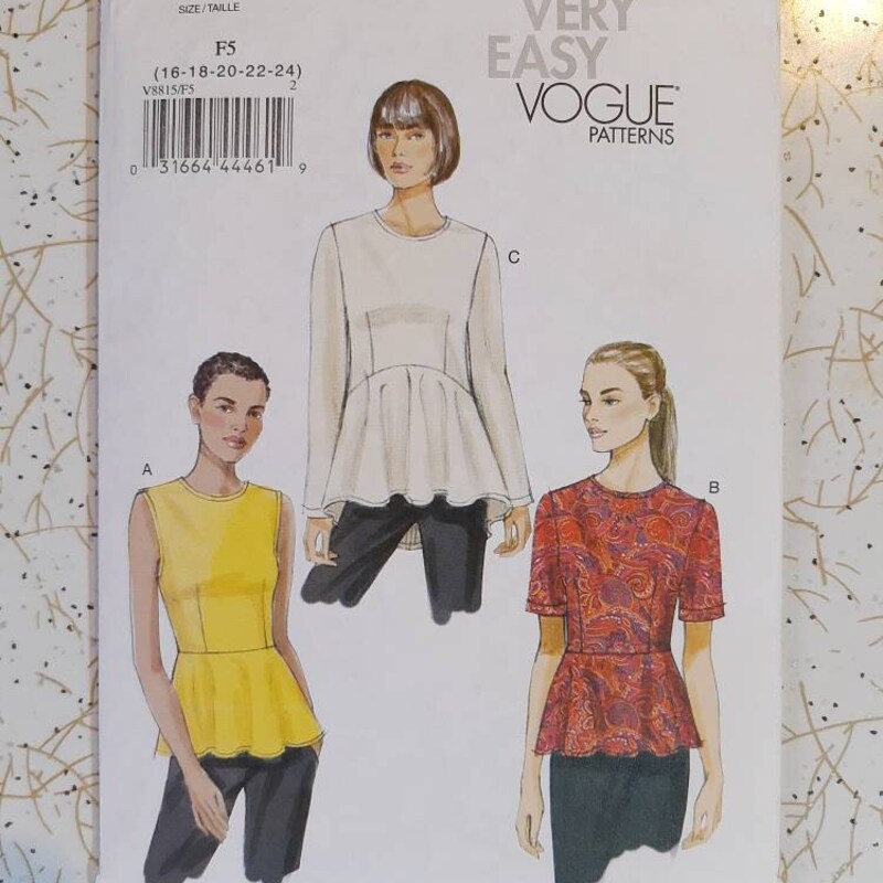 Peplum Top Pattern - Etsy