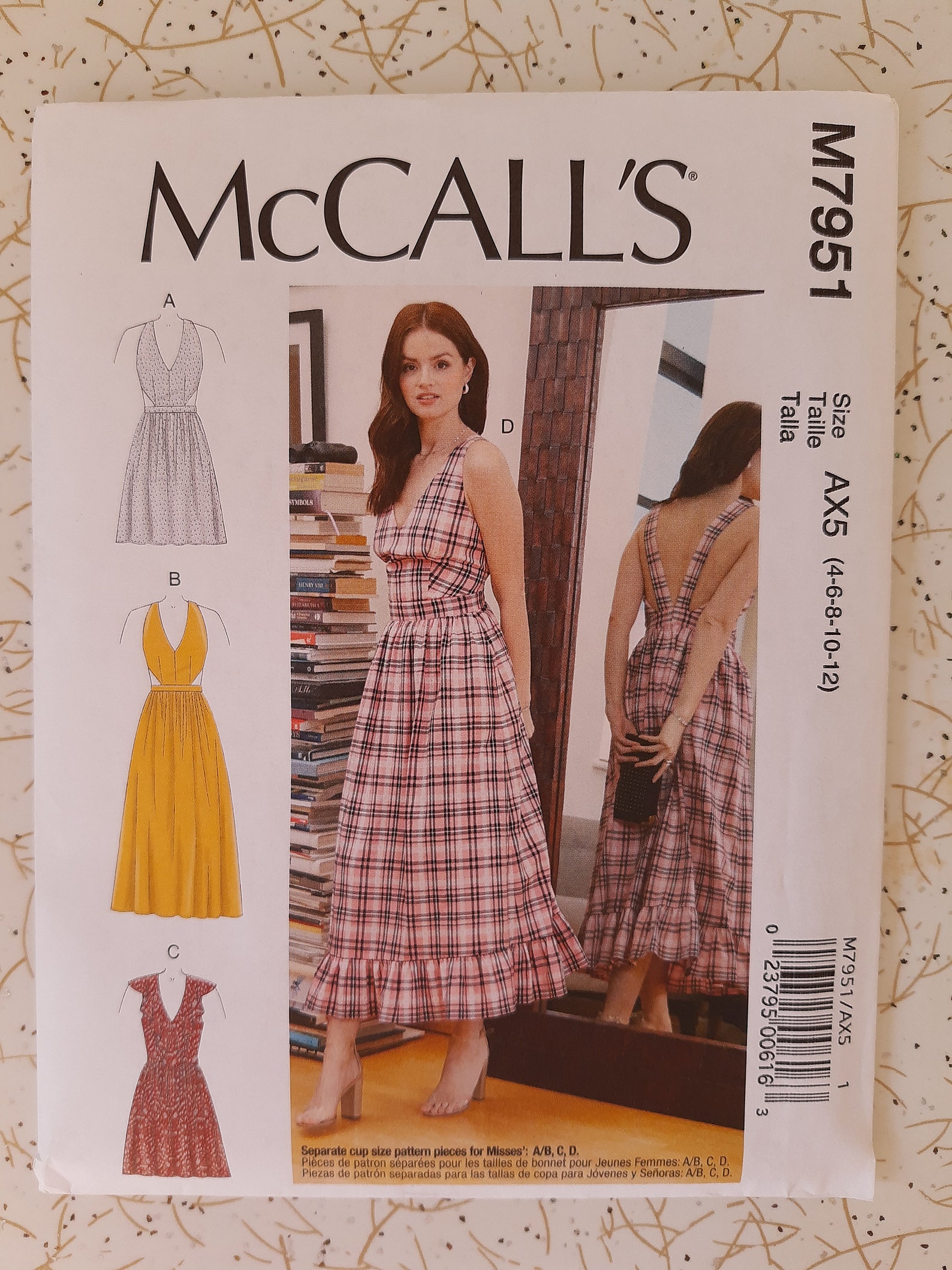 Retro Style Sundress Patternmccalls 7951halter Look Criss - Etsy