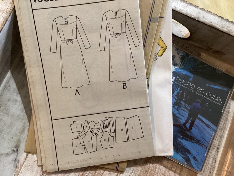 Vogue Vintage Model Pattern 9346 - Original 1947 Design - 40s Sunray ...
