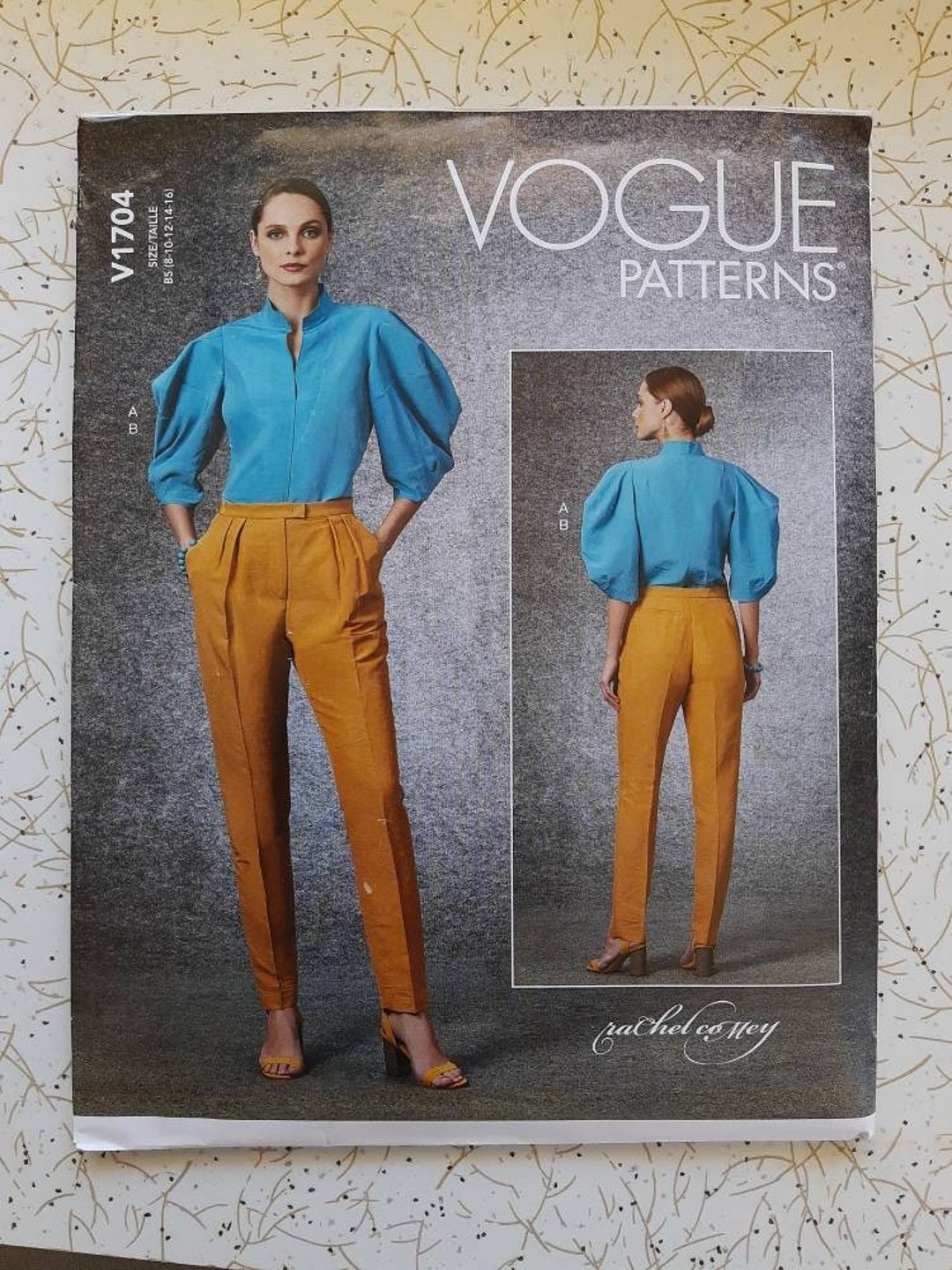 Rachel Comey for Vogue Patterns 1704 - Lantern Sleeve Blouse and Pleat ...