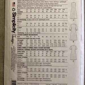 Princess Seam Shirtdress Pattern ~ Simplicity 9260 - Maxi - Midi ...