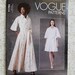 Vogue Pattern 1783 ~ Modern Shirtdress Pattern - Etsy