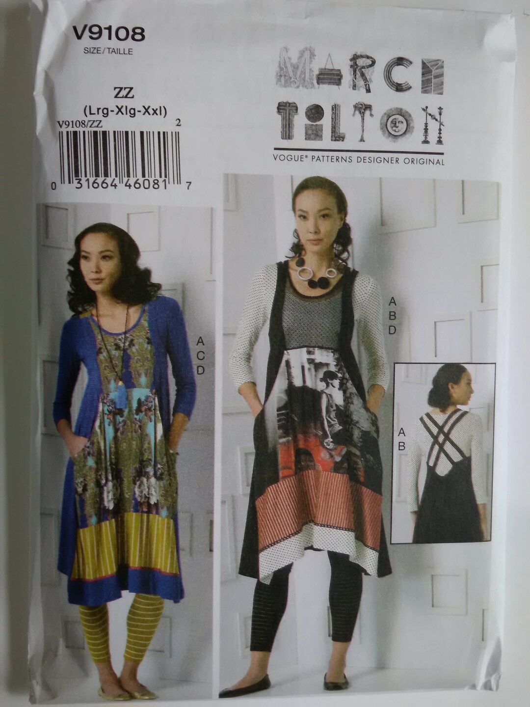 Marcy Tilton for Vogue Patterns - Designer Deconstructed Knit Ensemble ...
