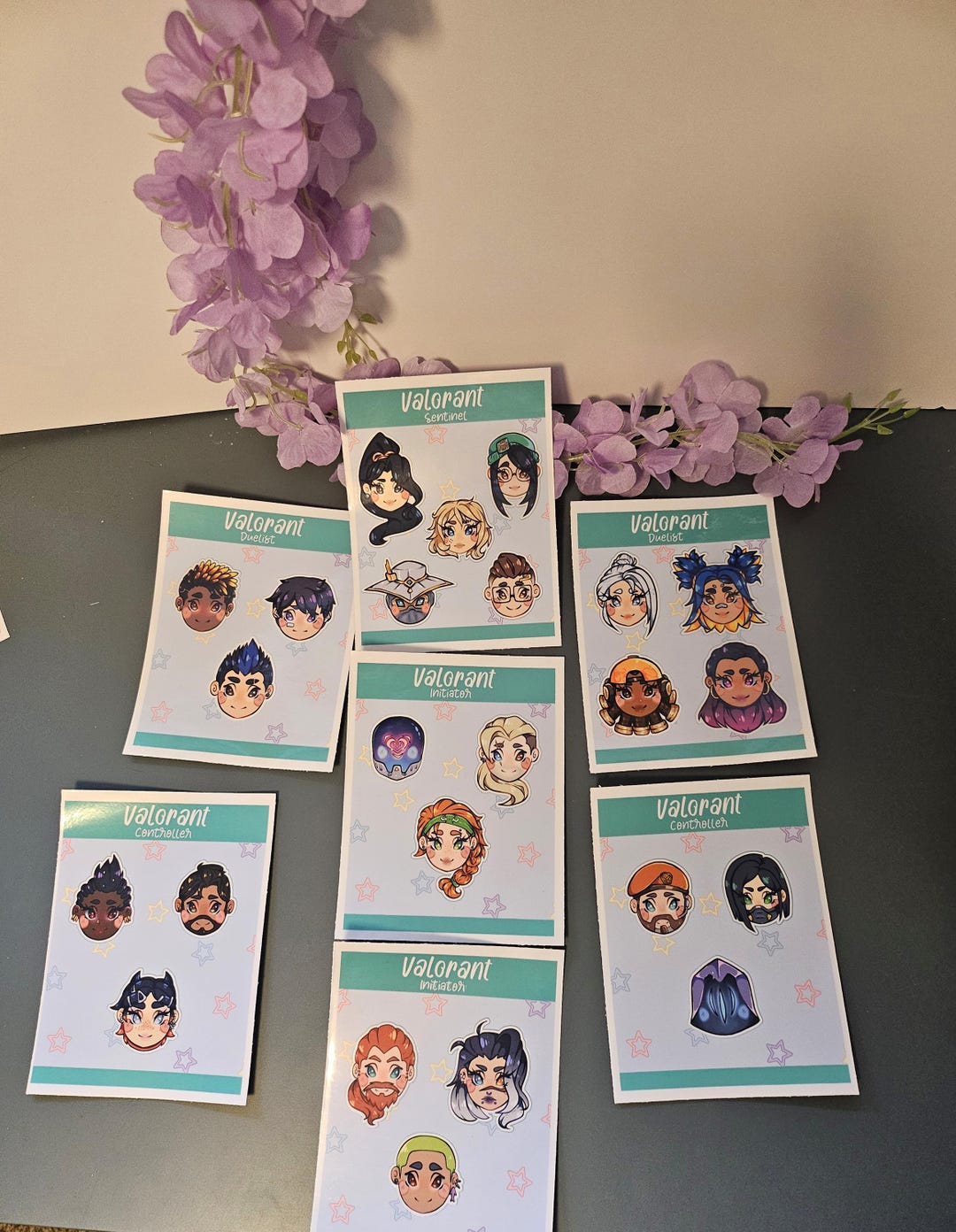 Valorant Role Sticker Sheets - Etsy