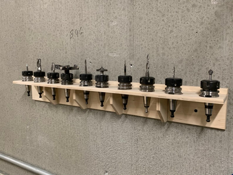 CNC Collet Chuck Tool Organizer Holder E32 Collet Cat 40 | Etsy