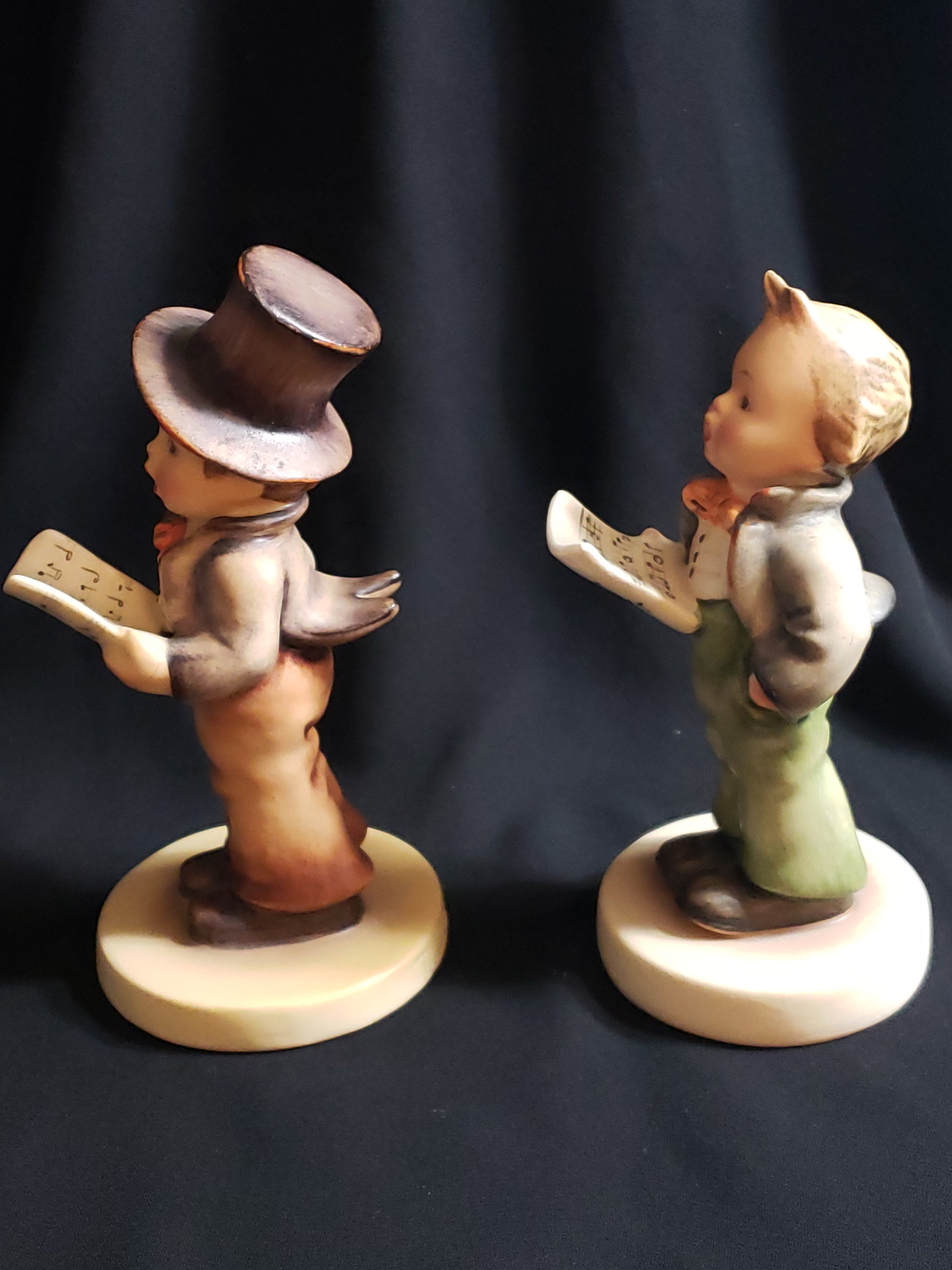 Vintage Set of Hummels - Street Singer and Soloist, Hummel Nos. 131 ...