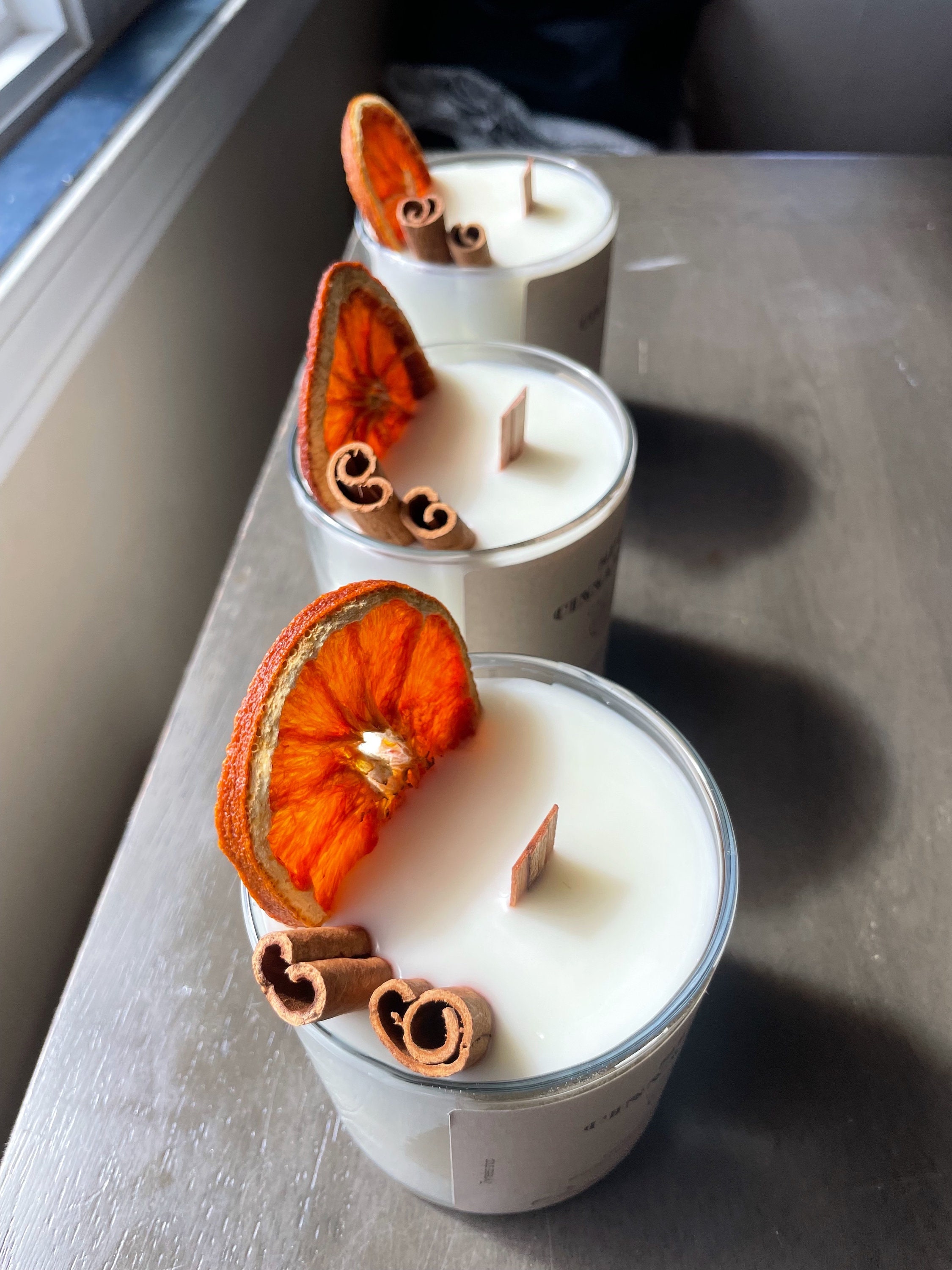 Cinnamon Chai Spice Candle, Homemade Coconut Wax Candle, Herbal ...