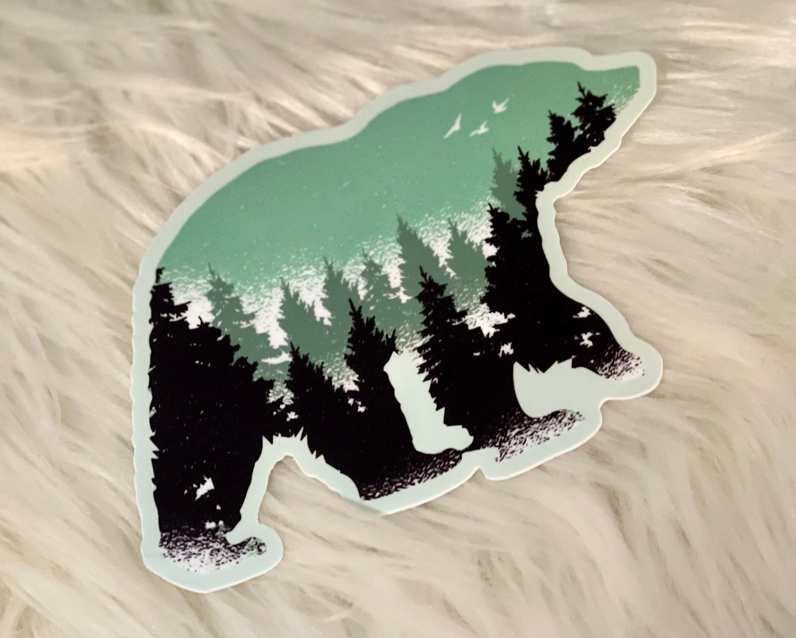 Mountain Bear Decal Free to Ship Bears Vinyl Decal | Etsy