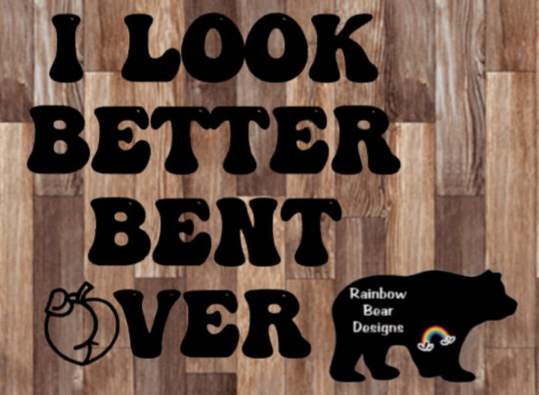 I Look Better Bent Over, Passenger Decal, Wifey Truck Decal, Wife Peach ...