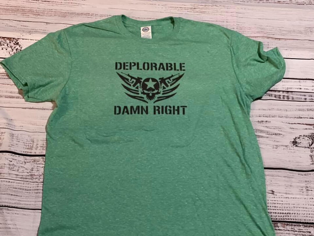 Deplorable Damn Right, Men's Shirt, Men's Graphic Shirt, 1776, Patriot ...