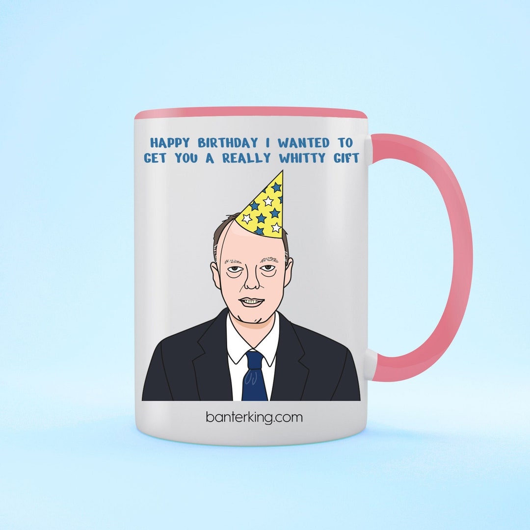 Whitty Gift for Your Birthday Two Toned Mug - Etsy