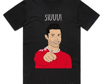 Siuuu Cristiano Ronaldo Shirt - Etsy