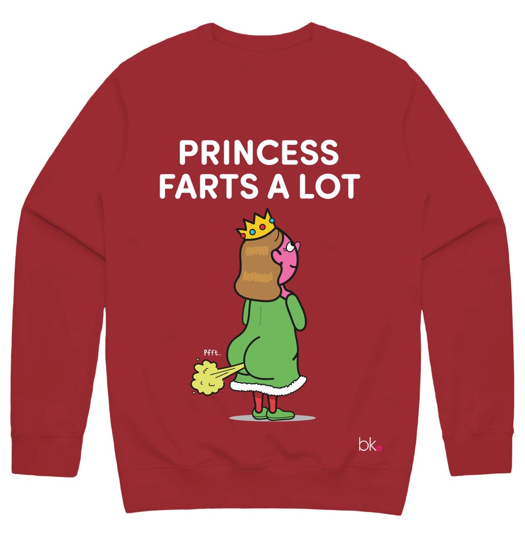 Princess Farts A Lot Jumper - Etsy UK