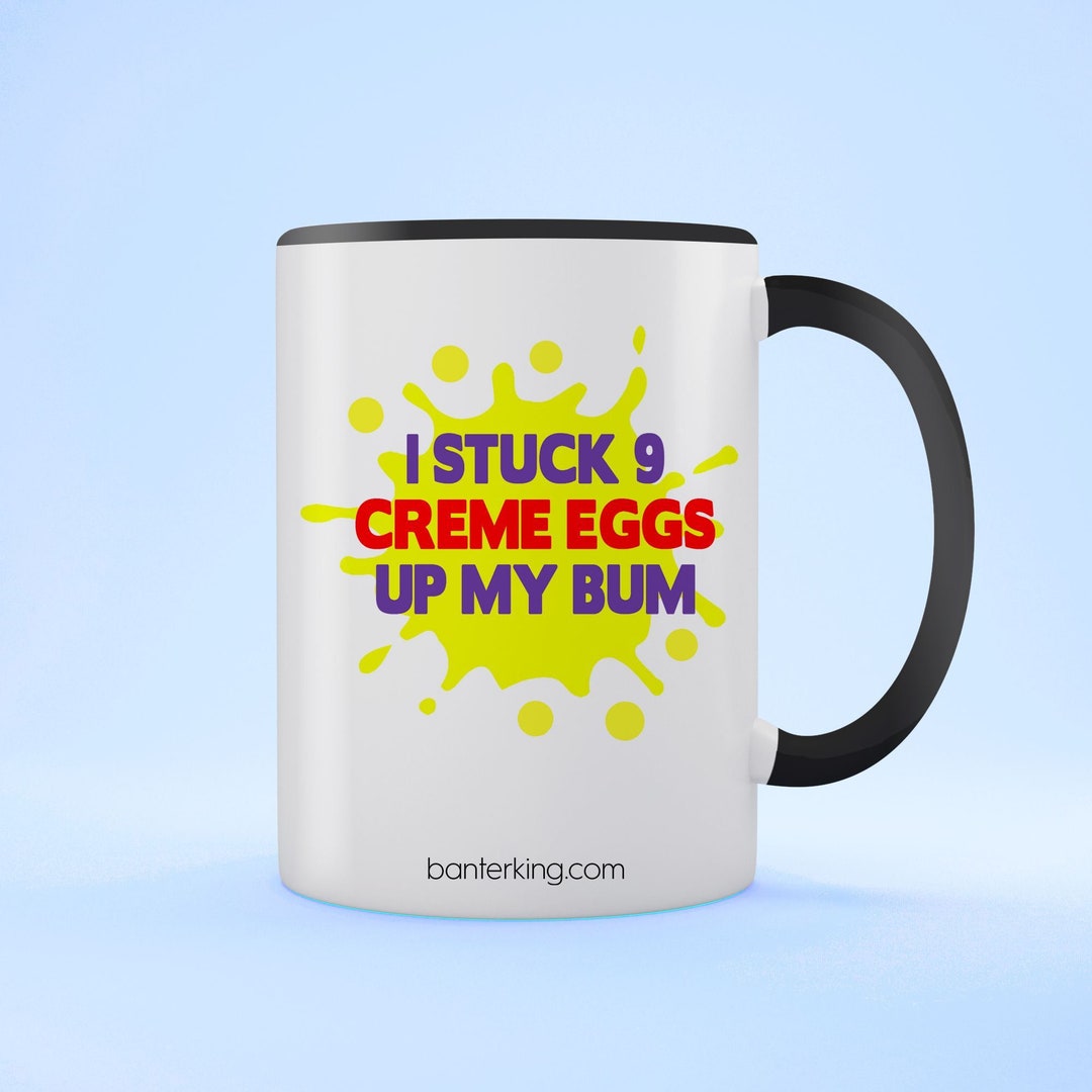 Creme Eggs-Funny Novelty Banter King Birthday Gift Mug - Etsy España