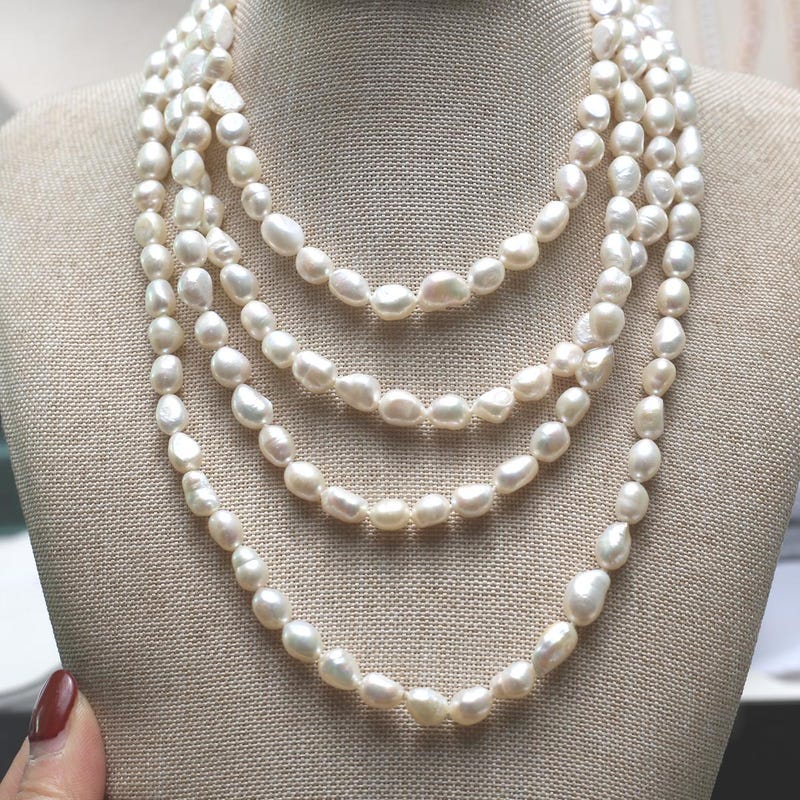 Freshwater pearl name necklace - Etsy.de