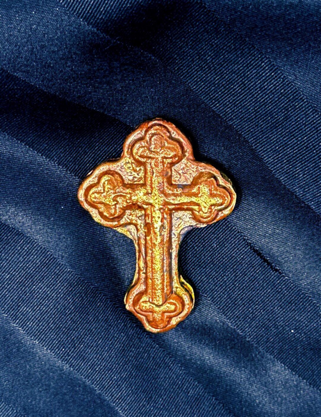 Hand Casted Copper Pocket Cross - Etsy