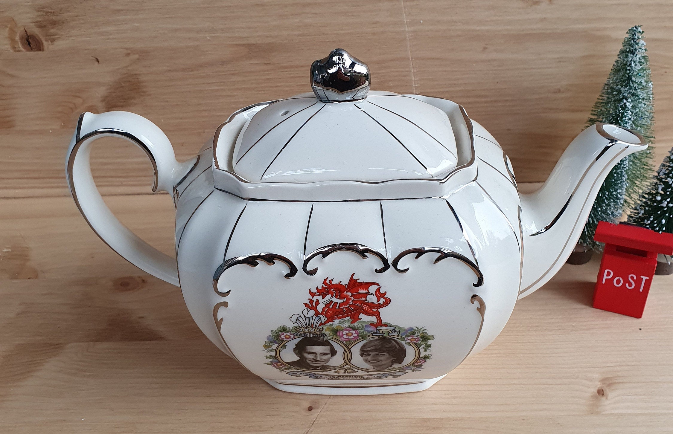 Royal Wedding Princess Diana and Prince Charles Tea Pot 1981 | Etsy