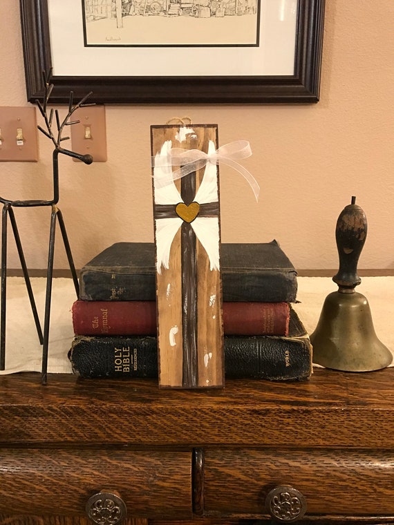 With me remembrance cross comfort cross rustic cross on | Etsy