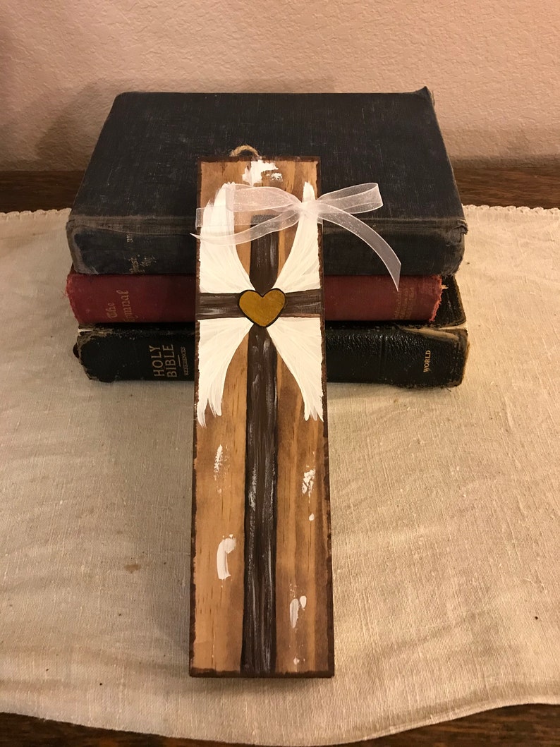 With me remembrance cross comfort cross rustic cross on | Etsy