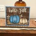 Fall Sign Handpainted Original Art Rustic Farmhouse Fall Decor Autumn ...