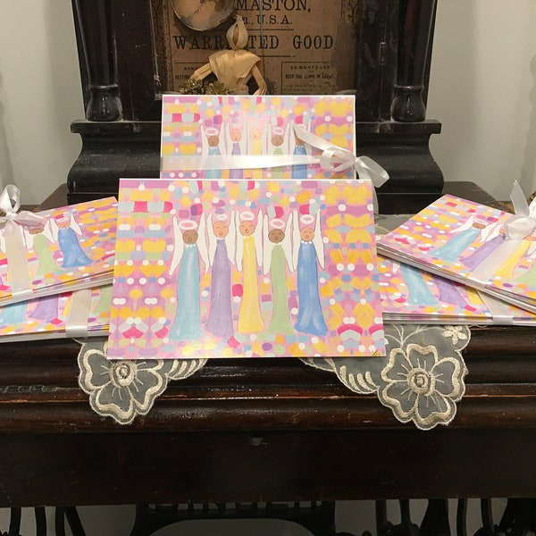 Angel Note Cards - Etsy