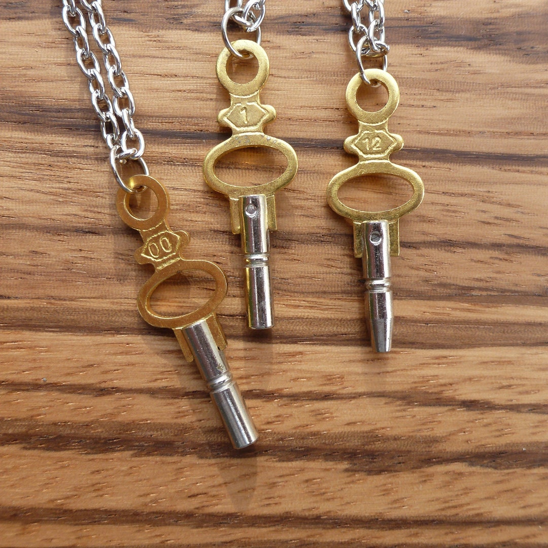 Vintage Necklace of a Genuine Watch Key, Watch Part Necklace on a ...