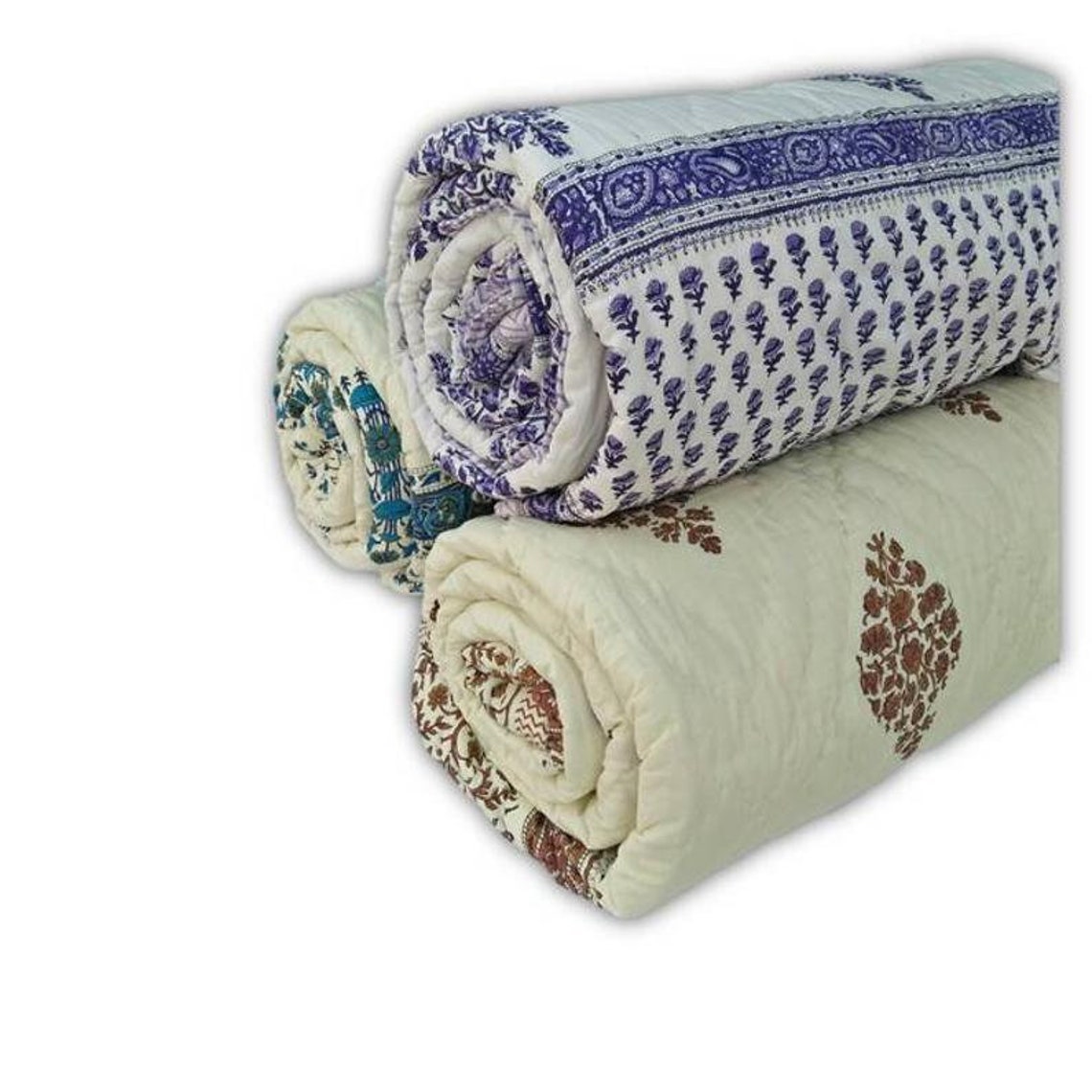 Reversible Indian handmade Jaipuri Rajai With Perfect Cotton | Etsy