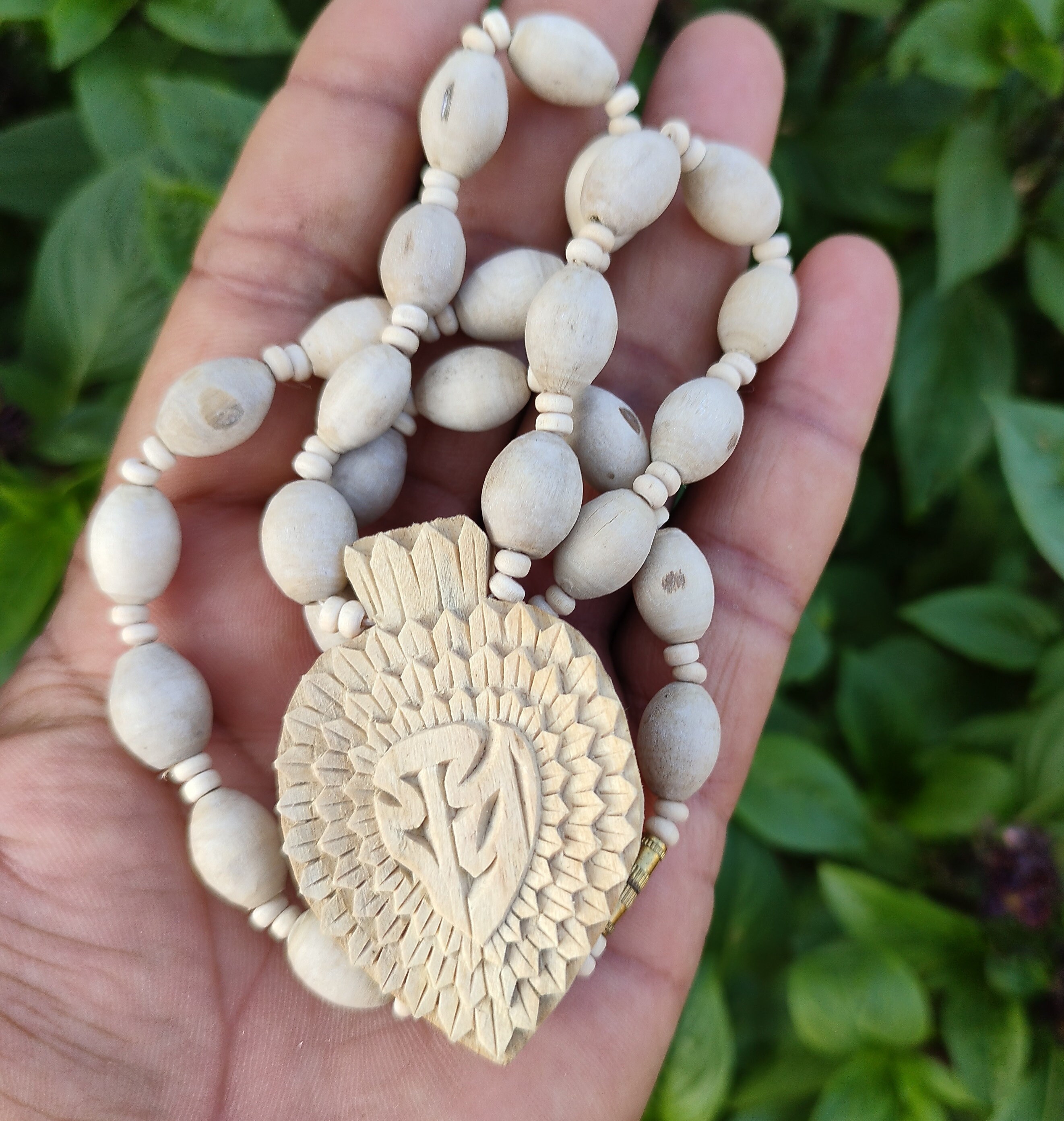Tulsi Kanthi Mala,hare Krishna - Iskon Kanthi Necklace,handmade Tulsi ...