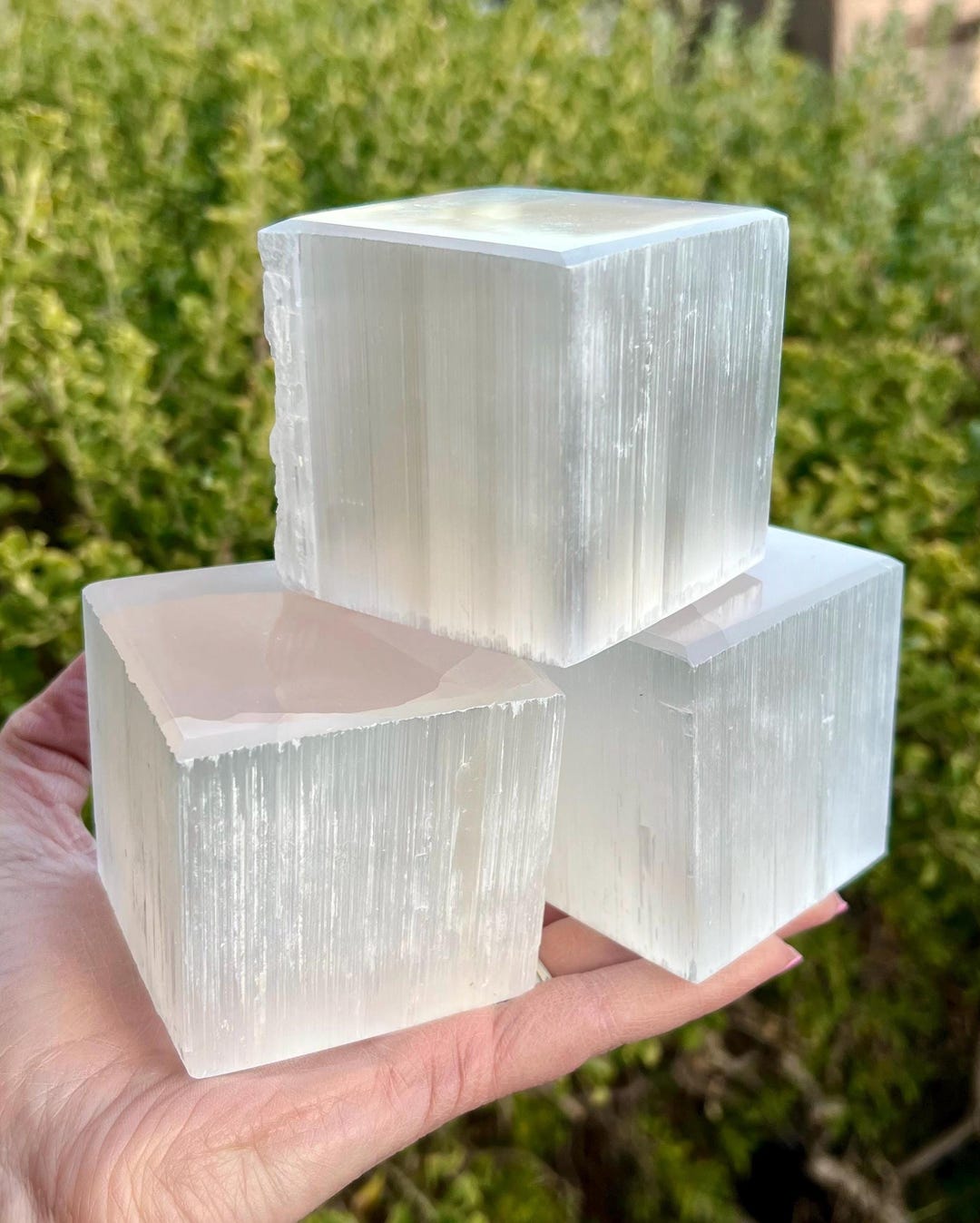 NEW Ulexite “TV Rock” Cube, Television Stone, Television Rock, TV Stone ...