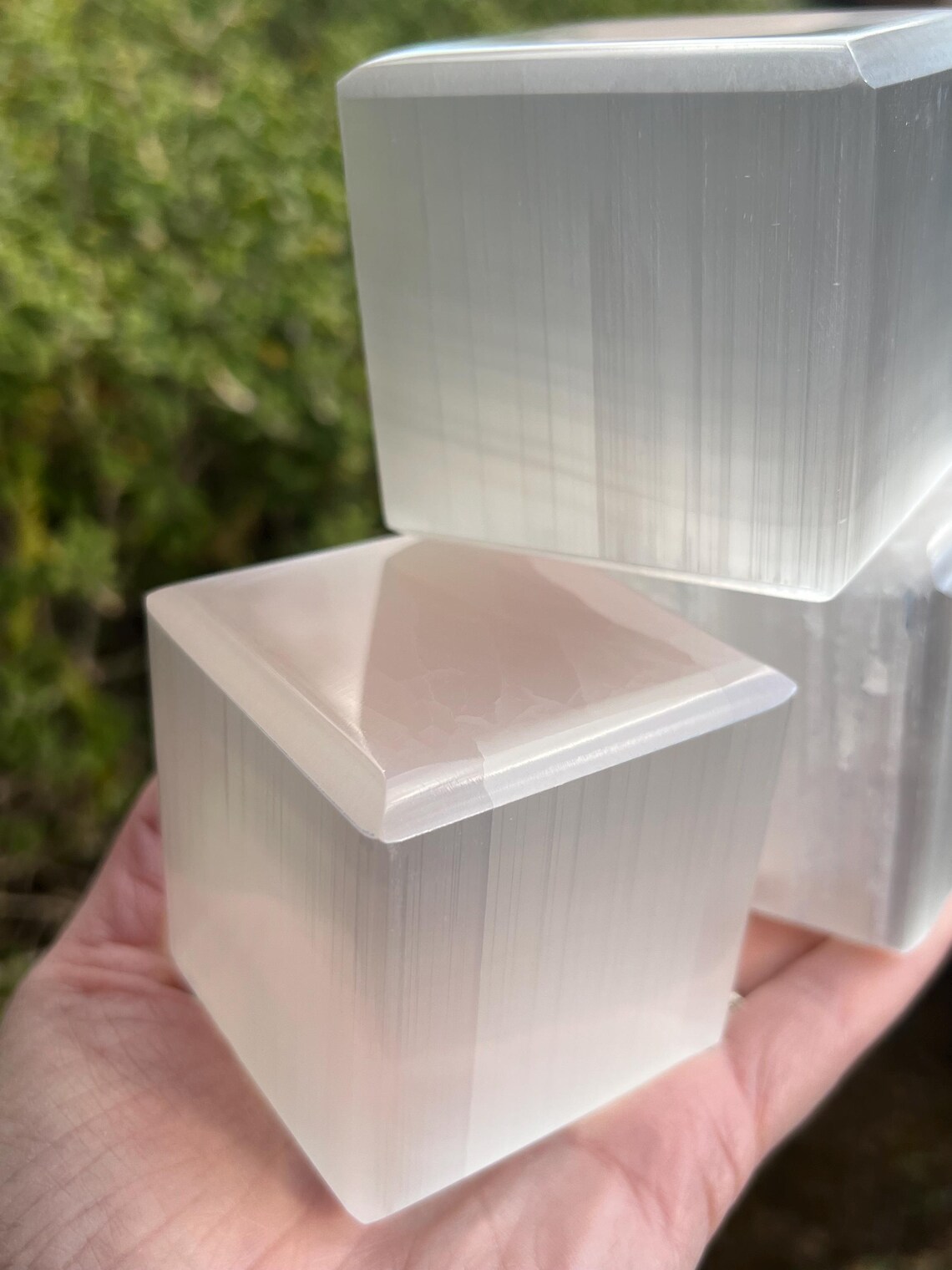 NEW Ulexite “TV Rock” Cube, Television Stone, Television Rock, TV Stone ...