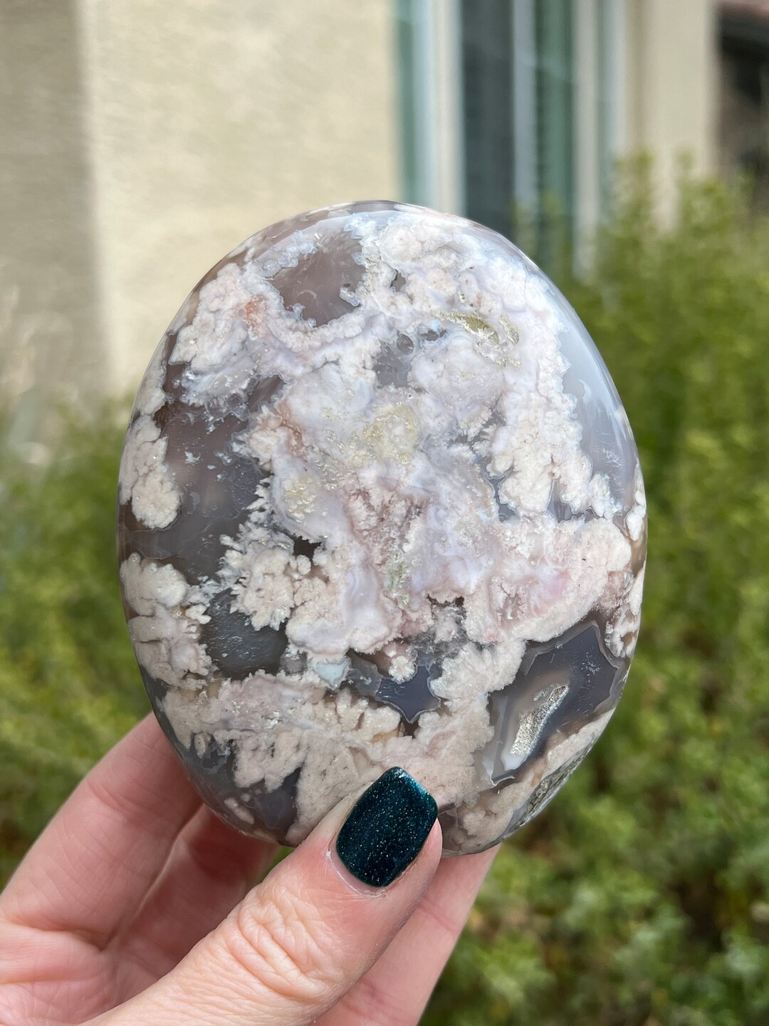 1lb Flower Agate Freeform, Natural Flower Agate, Blossom Agate, Pink ...